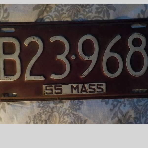 1955 License Plates - Etsy