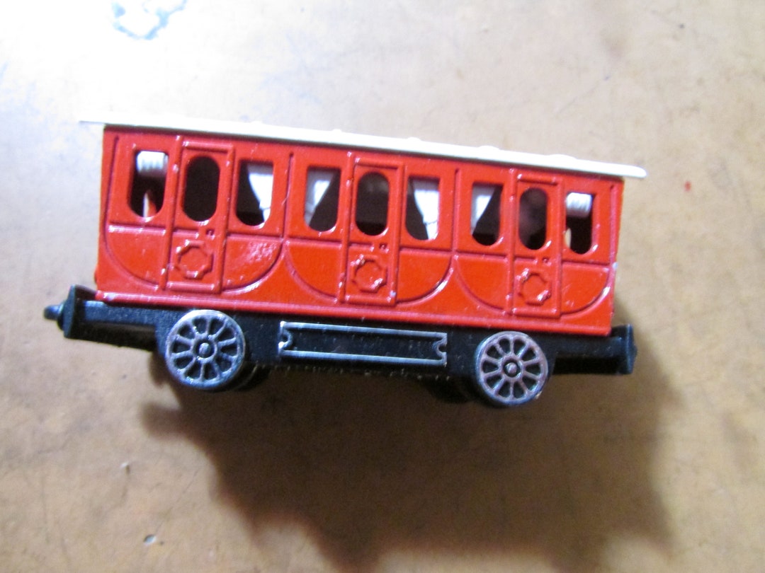 Vintage Majorette Train Car Red 1/67 Die Cast Free USA Shipping - Etsy