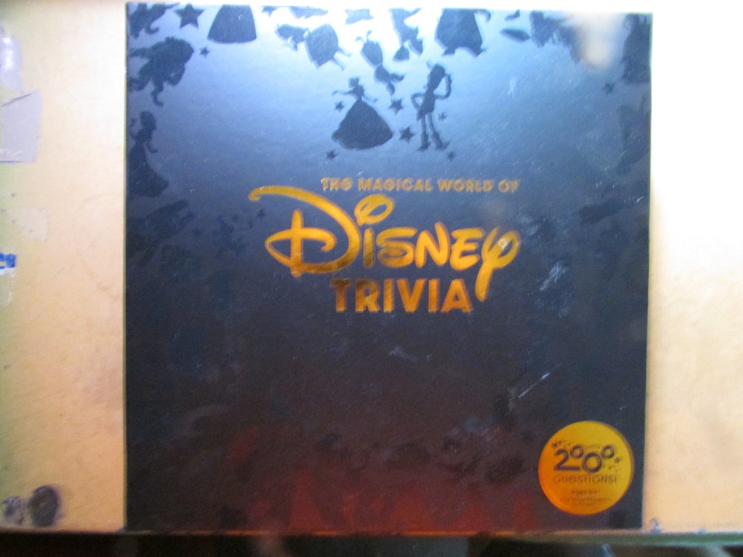The Magical World of Disney Trivia Board Game 100% Complete Free USA ...