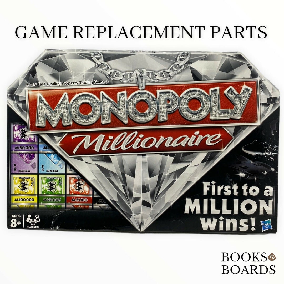 Hasbro Monopoly Millionaire the Fast-dealing Property Trading Board ...