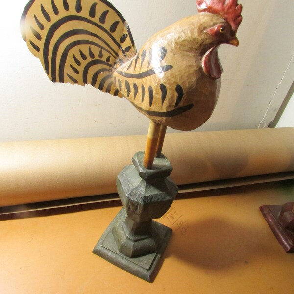 Wood Rooster - Etsy