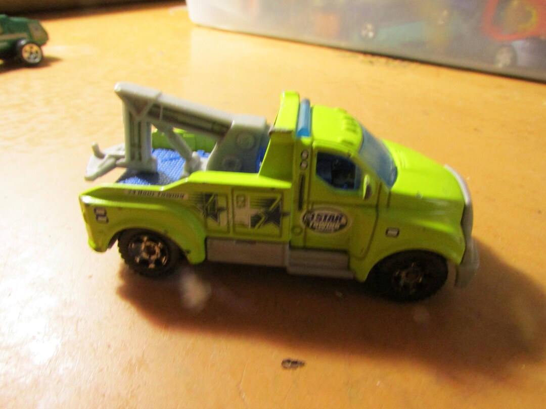 Matchbox Tow Truck Green 1/64 Scale Die-cast USA Free USA Shipping - Etsy