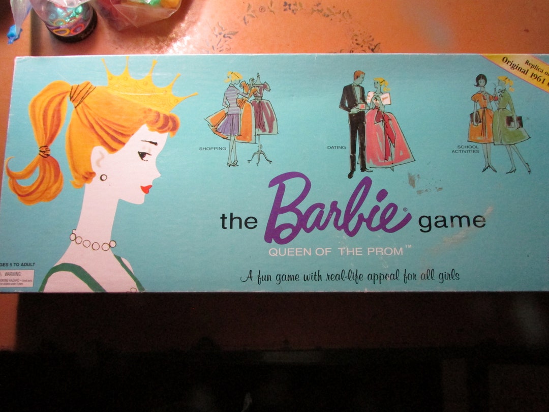 1994 Mattel the Barbie Game Queen of the Prom Board Game - Etsy