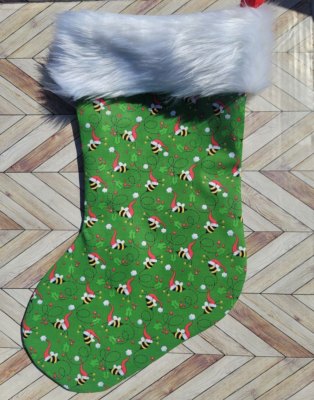 Bumble Bee, Honey Bee Fully Lined Christmas Stocking - Etsy