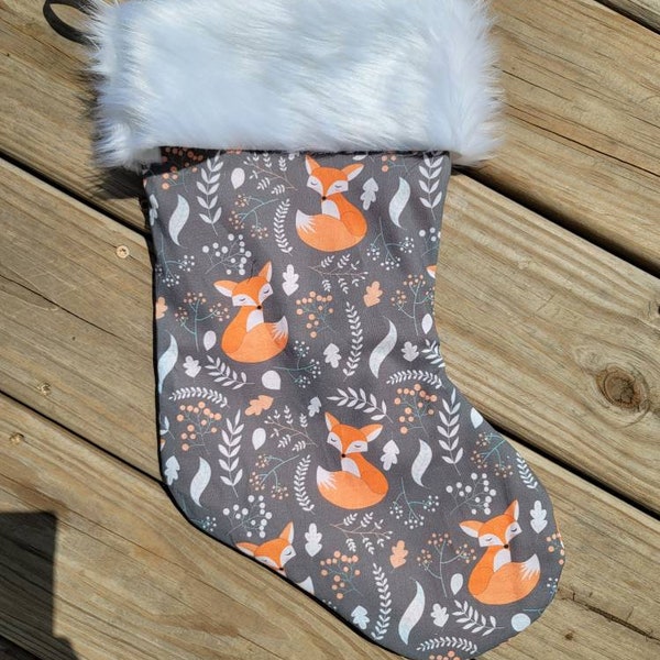 Christmas Stocking Fox - Etsy