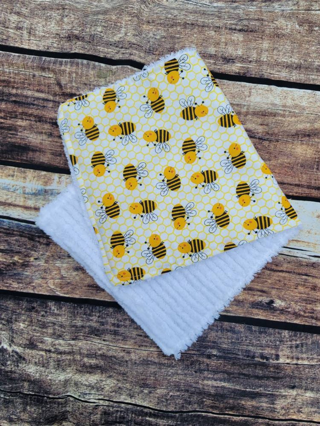 Bumble Bee Honey Bee Neutral Baby Newborn Burp Cloth - Etsy