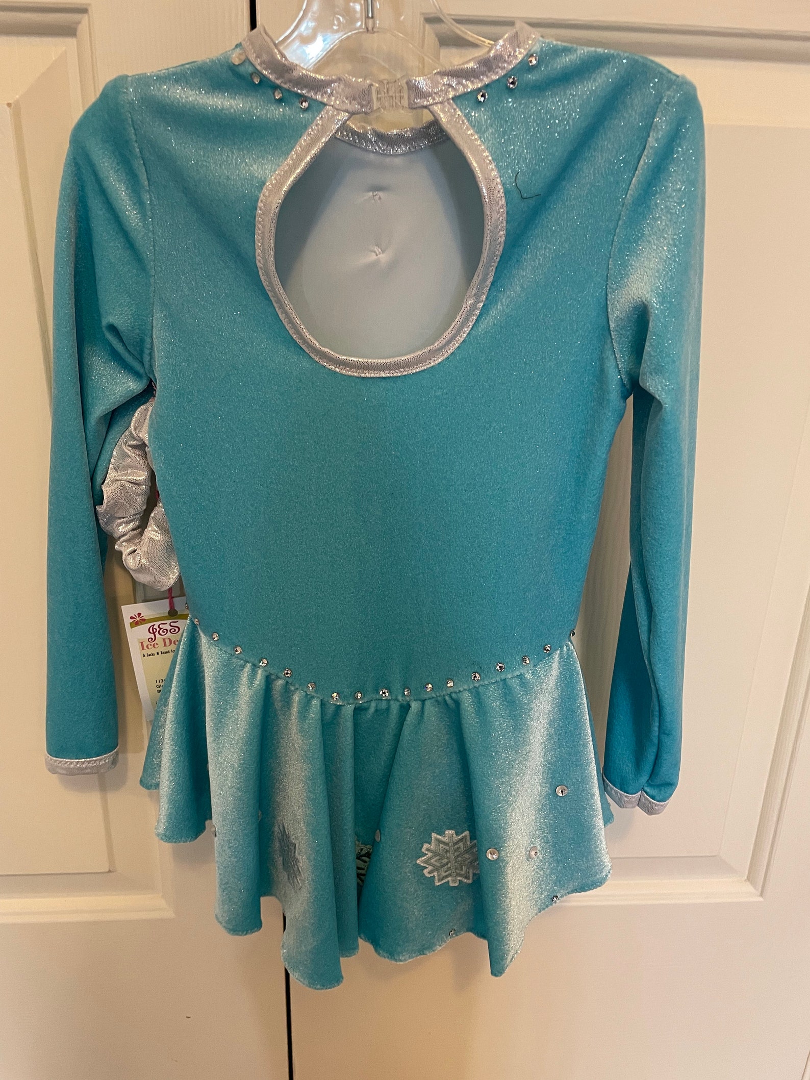 Girls Size 6 Child Small Light Aqua Blue Velvet Ice Figure - Etsy