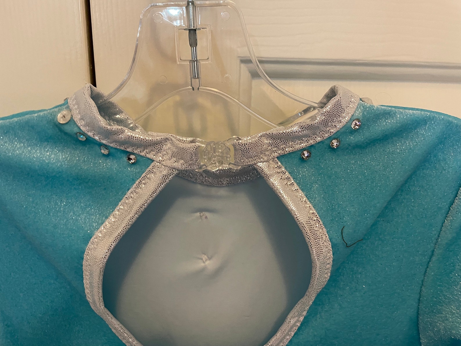 Girls Size 6 Child Small Light Aqua Blue Velvet Ice Figure - Etsy