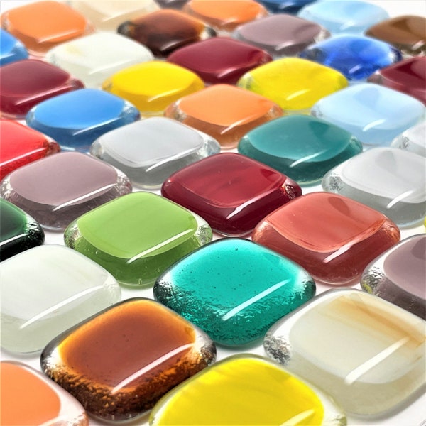 Clear Glass Tiles - Etsy