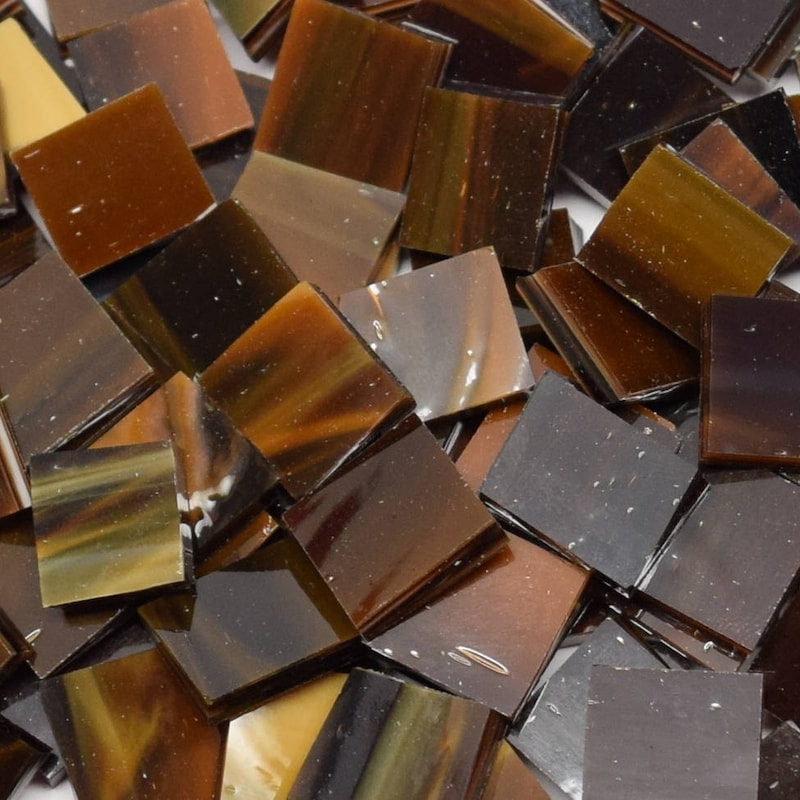 Chocolate Brown Tile - Etsy