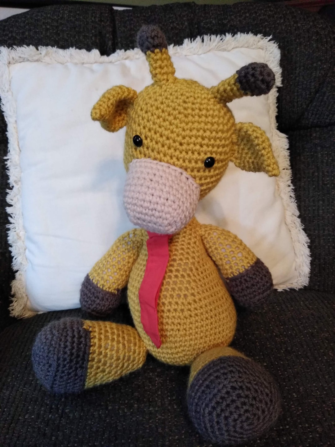 Stanley Crochet Giraffe Amigurumi - Handmade Crochet Amigurumi Toy Doll ...