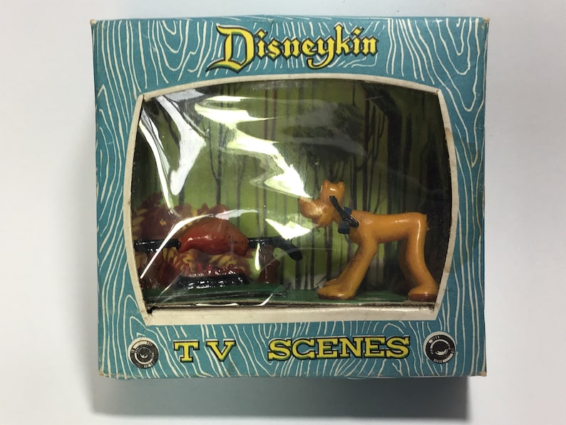 Rare 1961 Louis Marx Disneykin TV Scenes. Pluto & the Turkey Roast ...