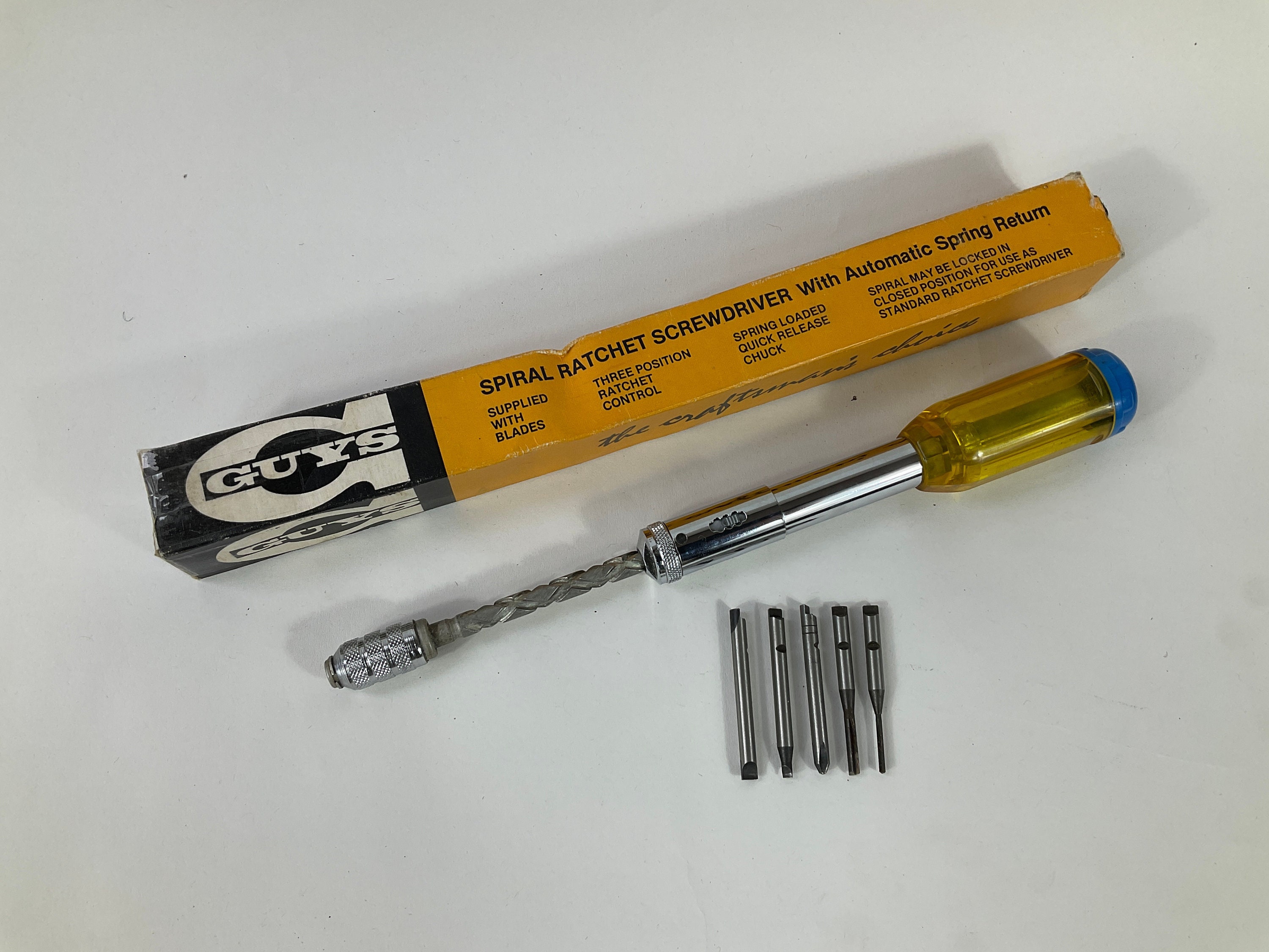Spring Loaded Screwdriver