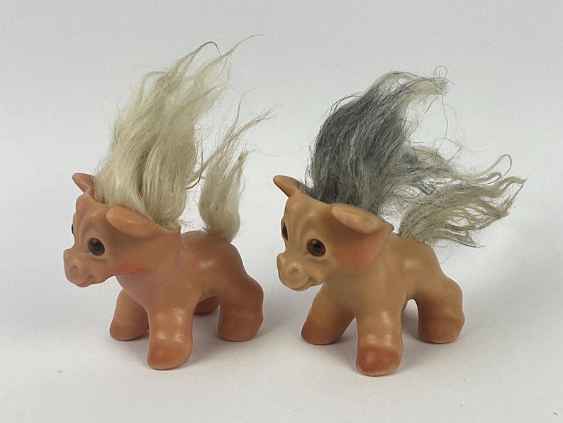 1 X Original 1964 Dam Things Pony-horse Trolls. 6cm Tall-as Found ...