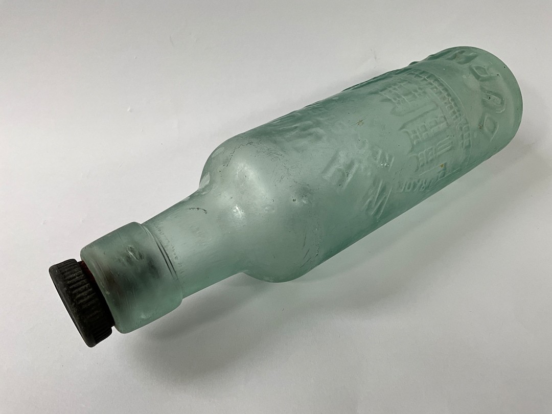 Antique W.h.wood Brewery, Durham Sea Glass Pint Beer Bottle C1860-80 ...
