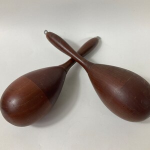 Magnificent Mahogany Mariachi Maracas 1960s. Musical Instruments ...
