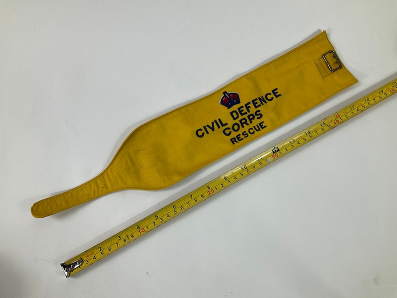 1 X 1950s English Civil Defence Corps Armbands. CDC or CDC Rescue. Mid ...