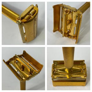 Rare Gillette Milord Gold Plated Safety Razor Set C1946. ‘class of ‘47 ...