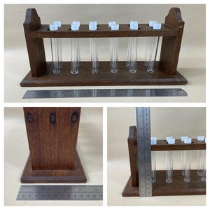 Antique Laboratory Test Tube Rack C1900-20. Edwardian Lab Equipment ...