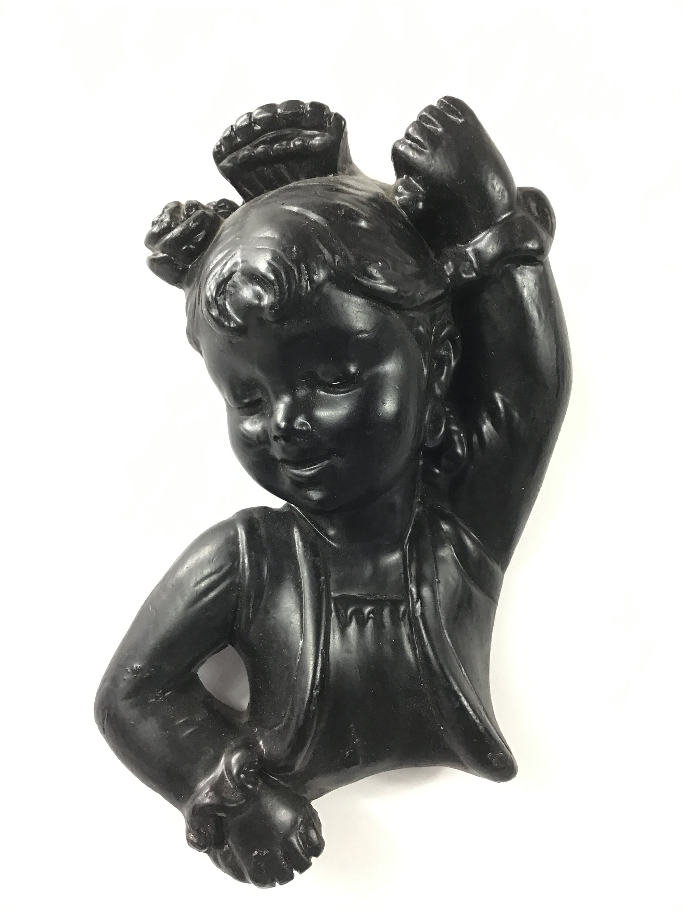 Retro Duron Chalkware Flamenco Dancer Children Wall Plaques C1950 ...