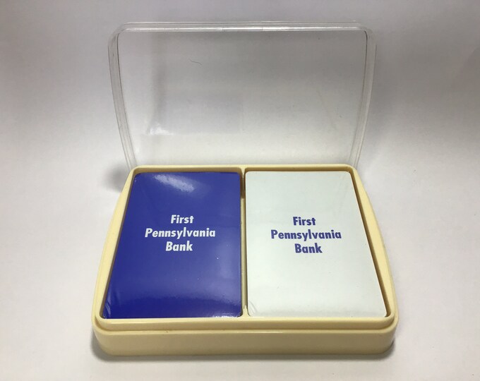 1970s Vintage Playing Cards. NOS. First Pennsylvania Bank. Rare Playing ...