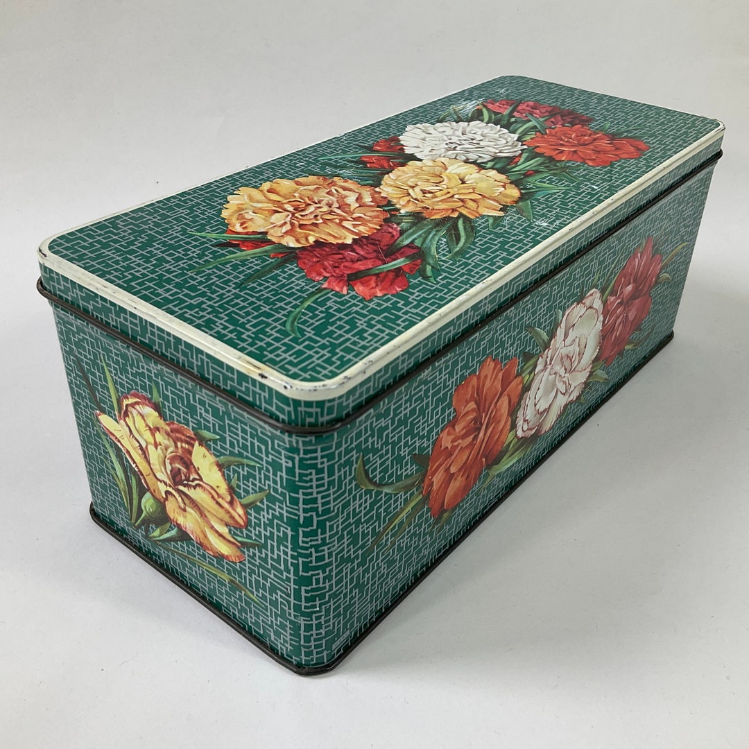 1950s Jacobs Cream Crackers Storage Tin. Retro Advertising Tins. Mid ...