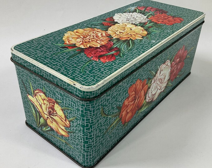 1950s Jacobs Cream Crackers Storage Tin. Retro Advertising Tins. Mid ...