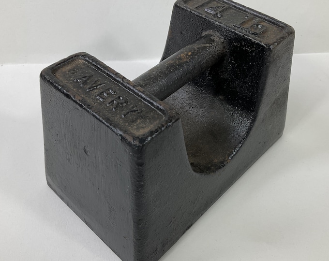 7lb Ring Top Imperial Scale Weight C1880s. Stamped QEII Coronation Year ...