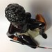 Fabulous 1950s Retro Chalkware African Zulu Warrior. Rare Plaster ...