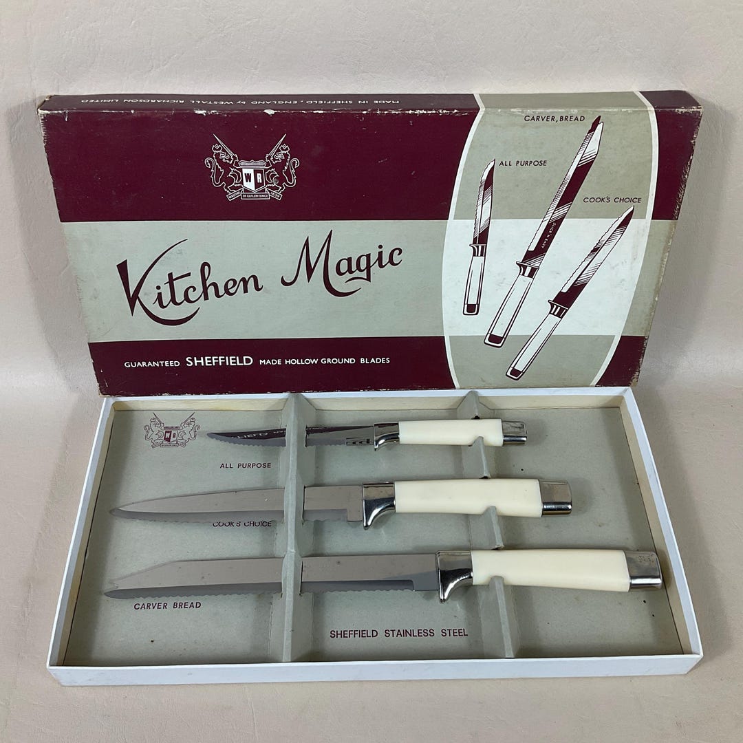 1950s Retro Kitchen Kn*fe Set by Westall Richardson, Sheffield. as New ...