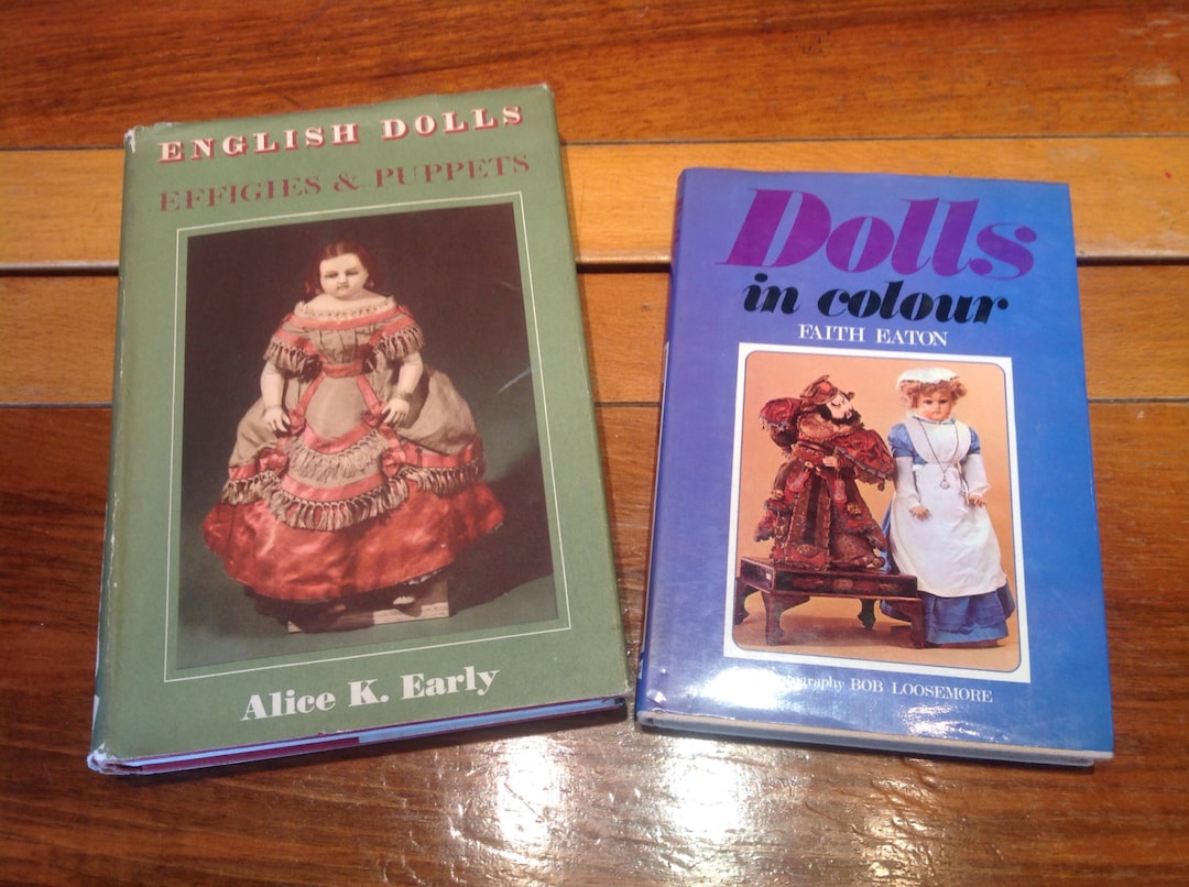 2 Volume Doll Collectors Book Set. Doll Picture Gifts. Antique Doll ...