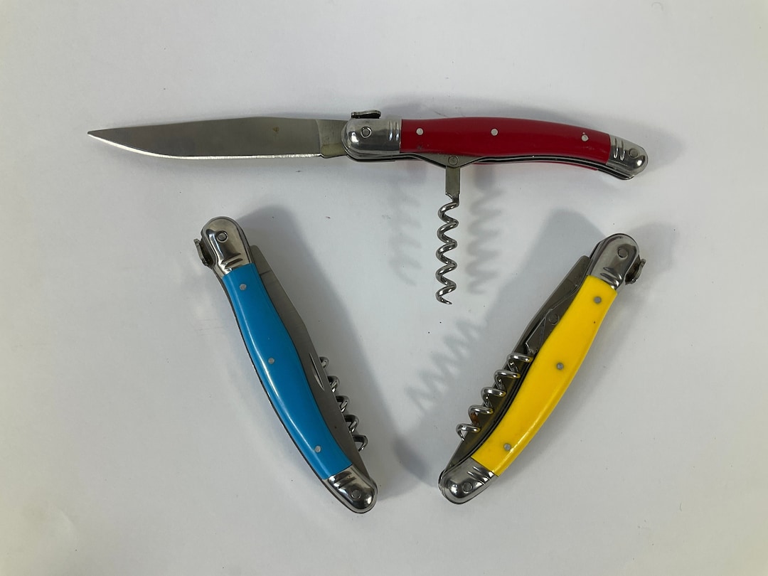1 X Retro Waiters Corkscrew Multi Tool C1980s. NOT Laguiole Pocket Kife ...