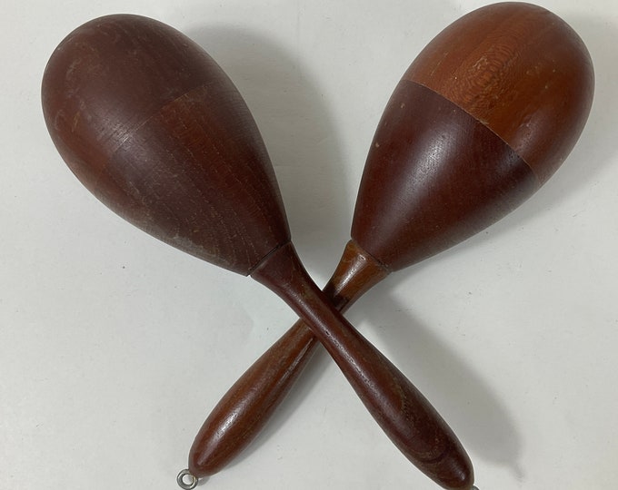 Magnificent Mahogany Mariachi Maracas 1960s. Musical Instruments ...