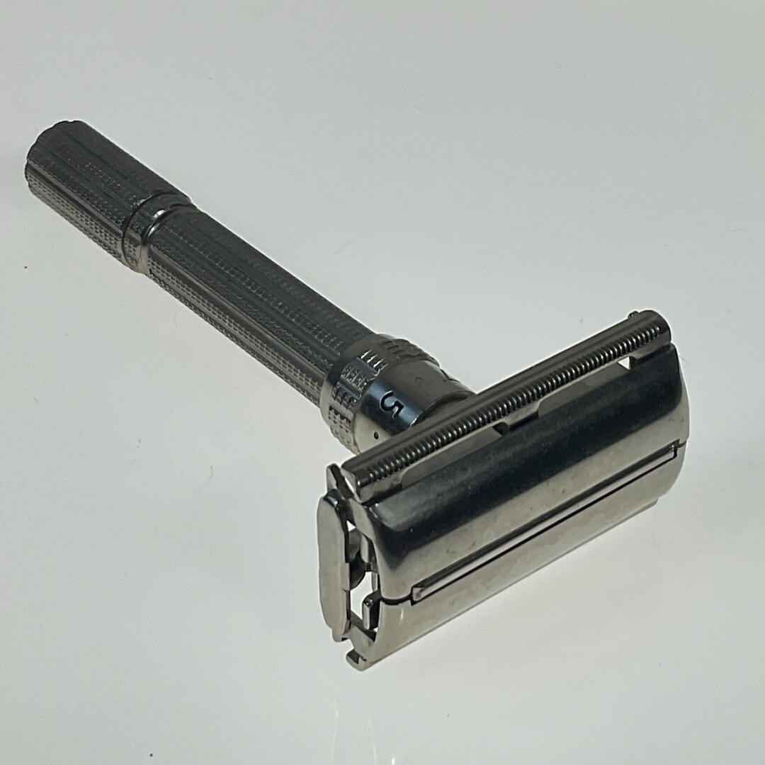 1966 L3 U.S. Gillette Slim Adjustable TTO Safety Razor. Mens ...