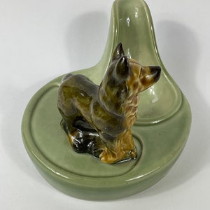1950s Wade Porcelain Tobacco Pipe Rest. Alsatian/german Shepherd Dog ...