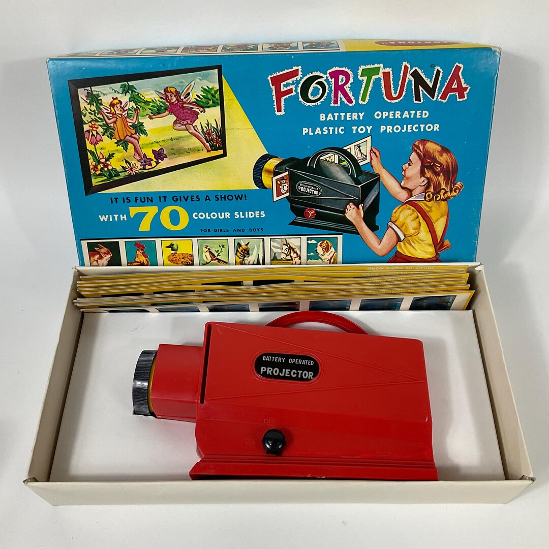 Fortuna Children’s Battery Toy Slide Projector C1960s. Working ...