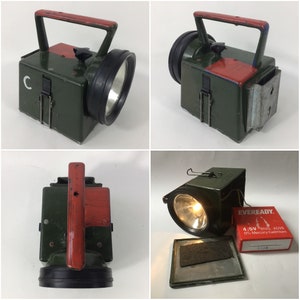 1 X 1960s British Army or MOD Convoy & Transport Bardic Signal Lamp ...