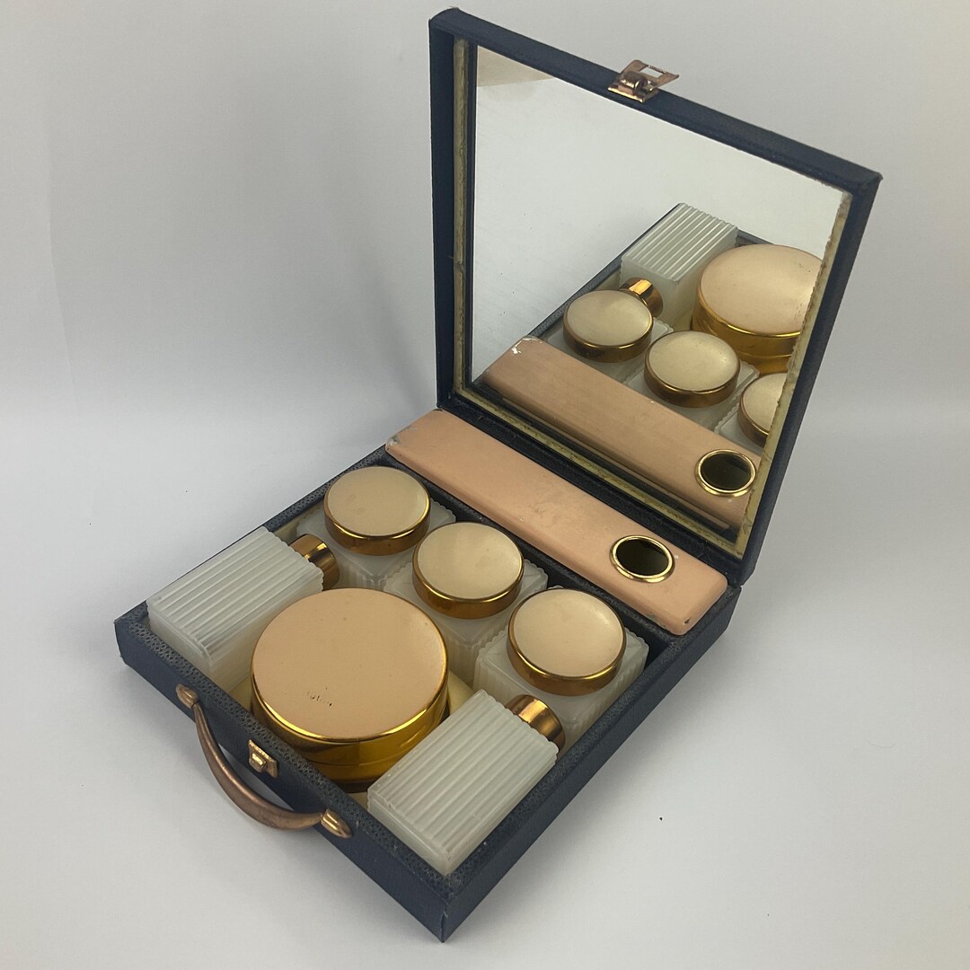 1950s Sirram Deluxe Beauty Box. Mid Century Retro Travel Makeup Case ...
