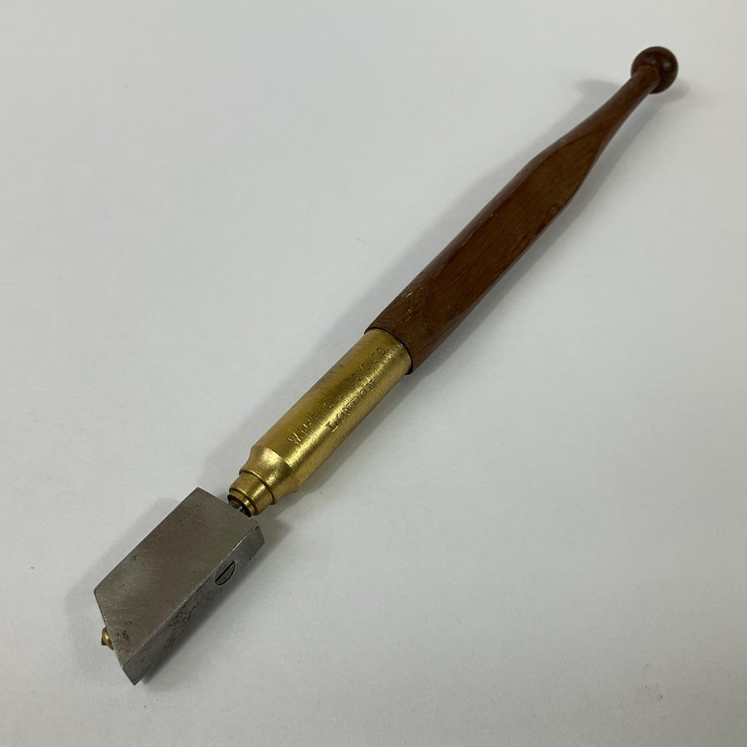 Diamond Tip Rosewood Glass Cutter by W.marples & Sons, London Glass ...