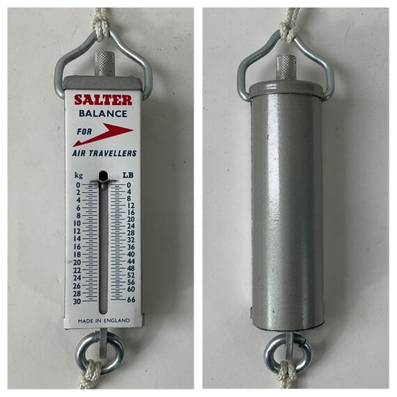 Salter Balance Scale For Air Travellers c1960s. Retro… - Gem