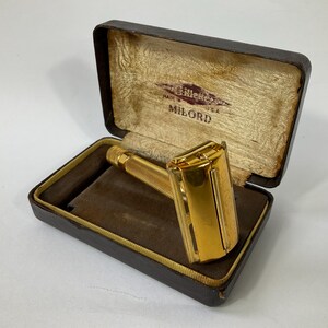 Rare Gillette Milord Gold Plated Safety Razor Set C1946. ‘class of ‘47 ...