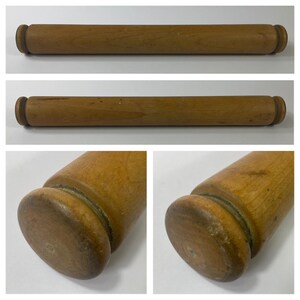 1 X Vintage Wooden Rolling Pin C1900-1930. Beech or Elm Wood. Large ...