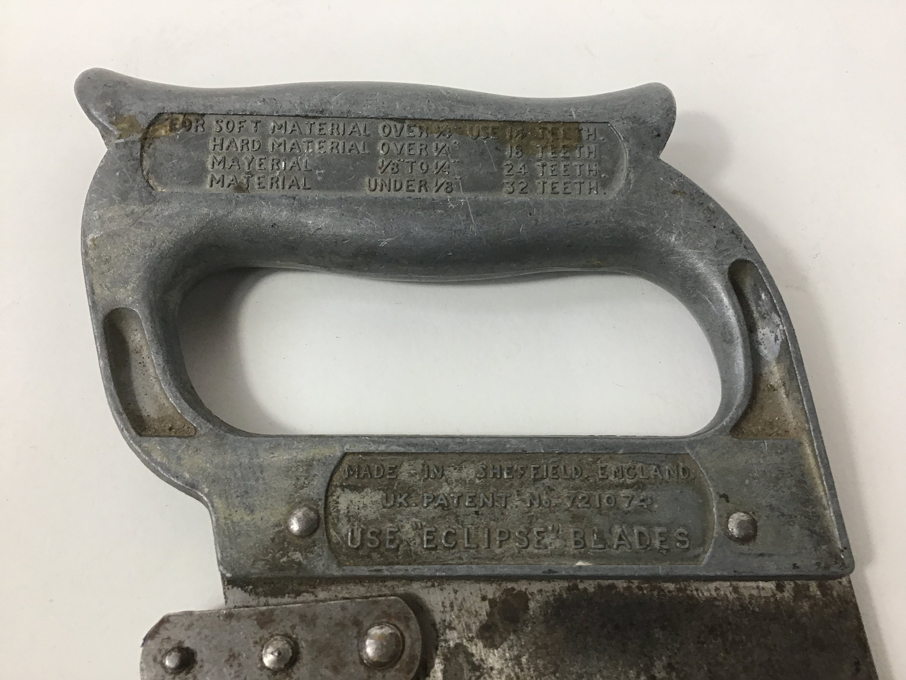 Eclipse 55 Frameless Hacksaw & Pad Saw Set C1950s. Retro - Etsy UK