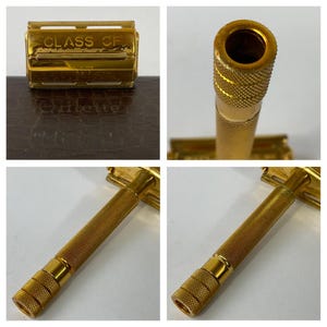 Rare Gillette Milord Gold Plated Safety Razor Set C1946. ‘class of ‘47 ...
