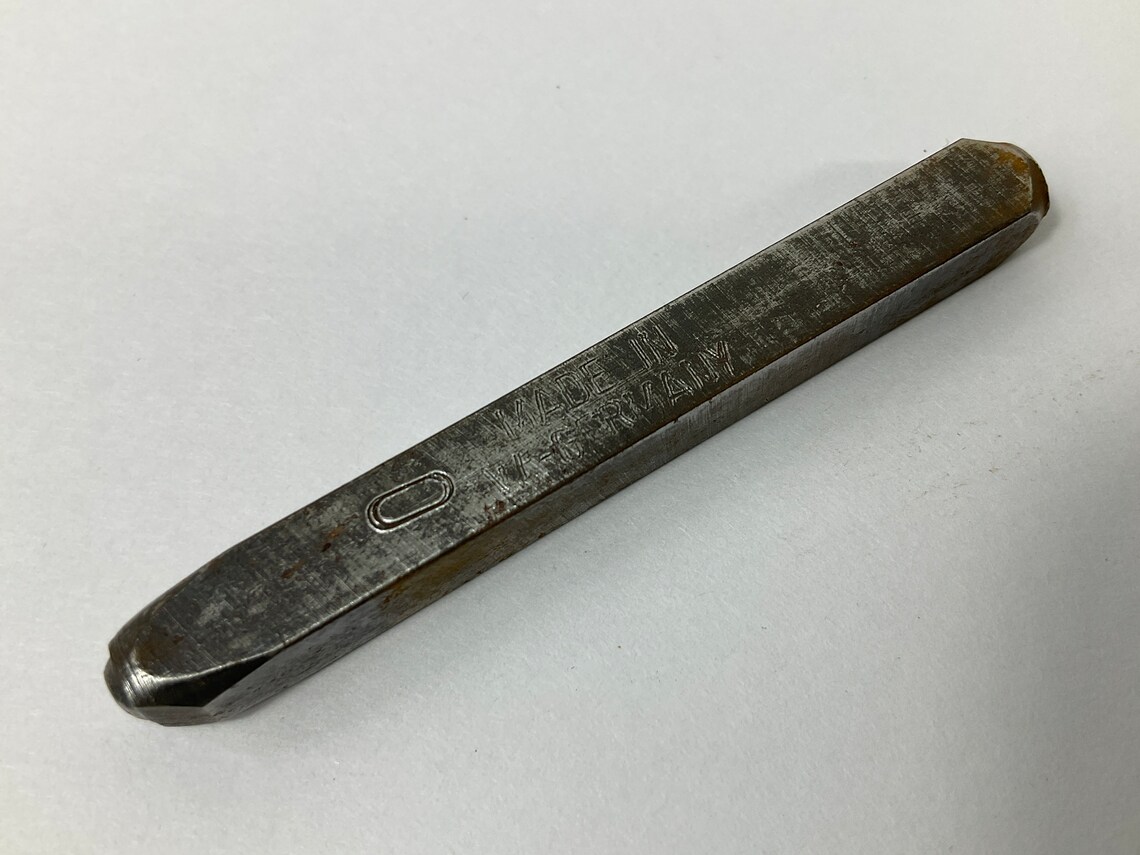 Eldi Case Hardened Steel 9 Piece 4mm Numerical Punch Set C1960s. Retro ...