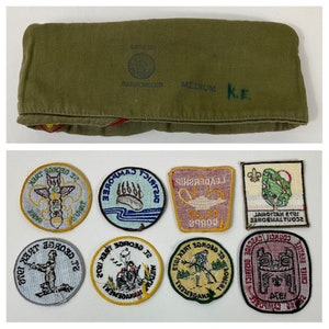 Boy Scouts of America Garrison Cap & Sew on Patch Set C1970s. BSA ...
