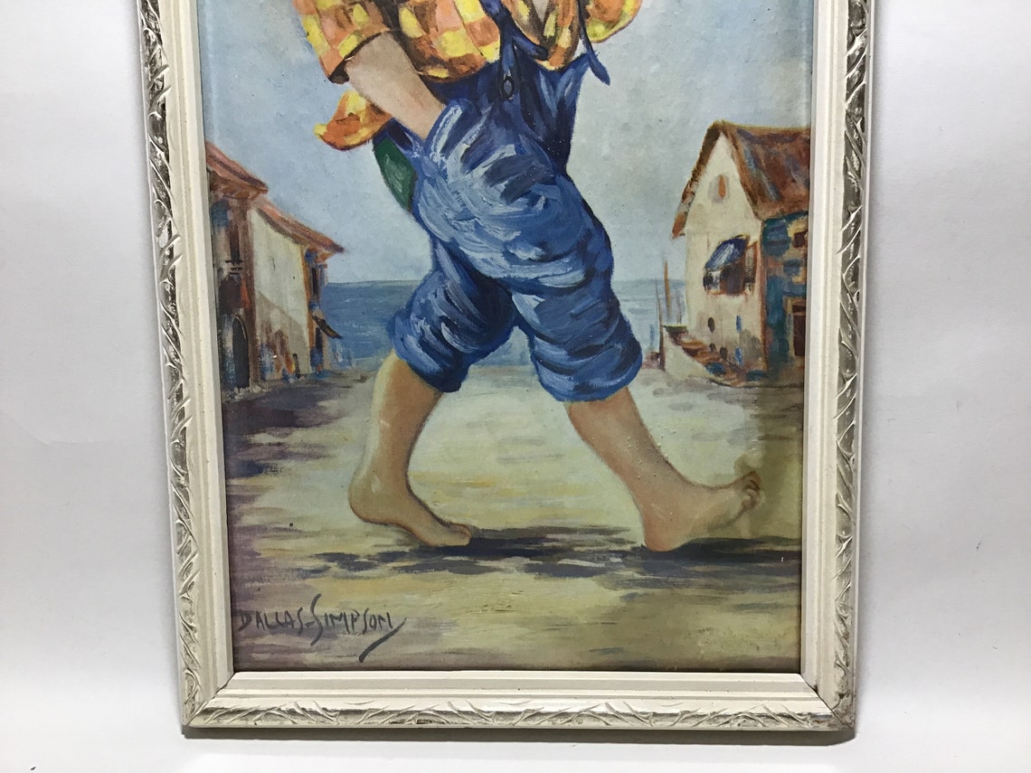 1960s Dallas Simpson Wide Eyed Waif Prints x 2. French | Etsy