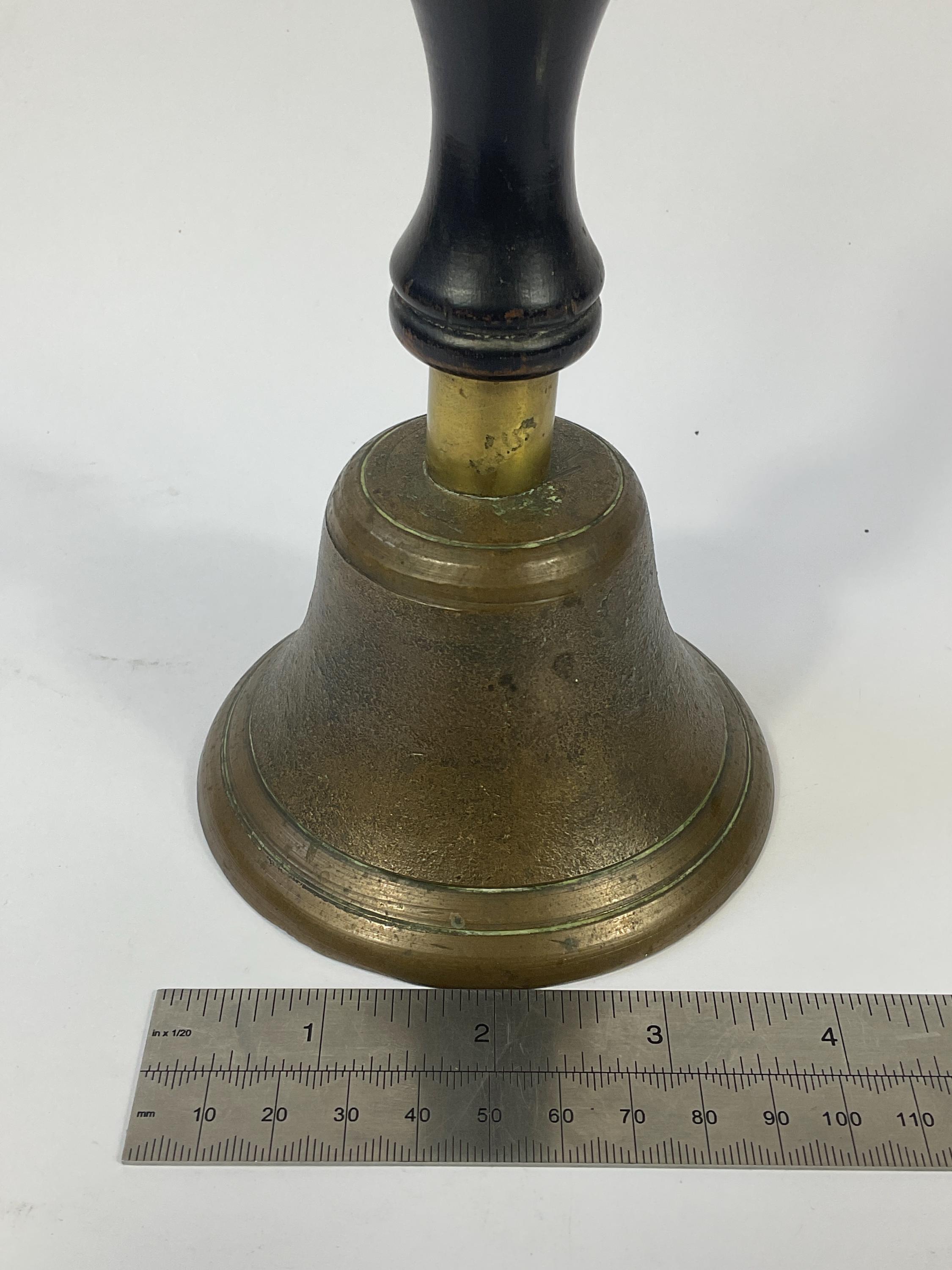 Antique Sand Cast Bell Metal Hand Bell C1900. Retro Hand Bells. Vintage ...