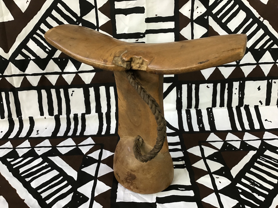 Pokot/turkana Ethnic Group Carved Headrest/stool C1900. Acacia Thorn ...
