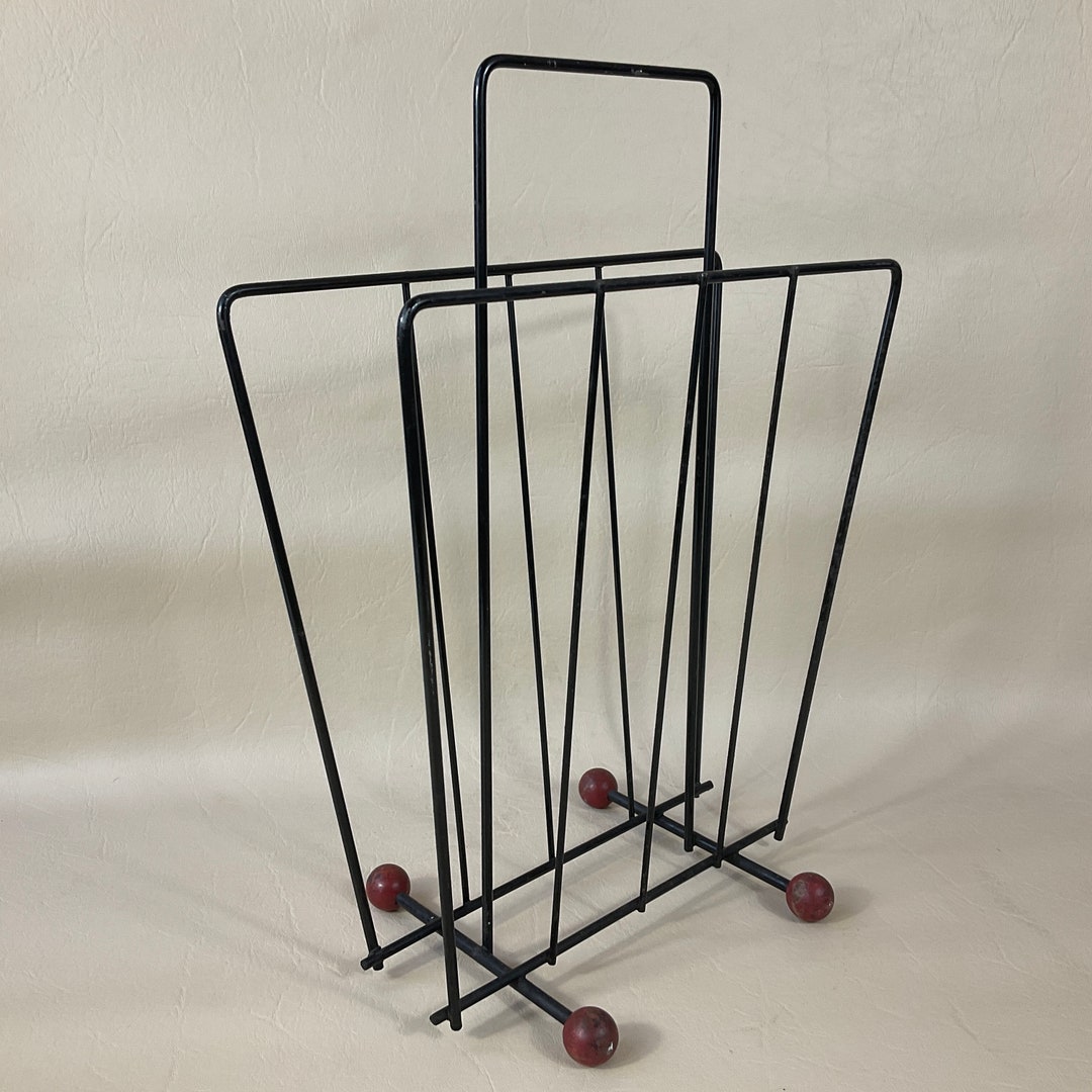 Eames "sputnik" Style Wire Magazine Rack C1950s. Mid Century Modern ...